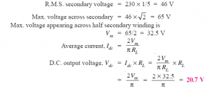 Solved Problems On Rectifiers - Electronics Post