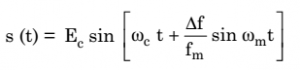 Derive an Expression for a single-tone FM Wave - Electronics Post